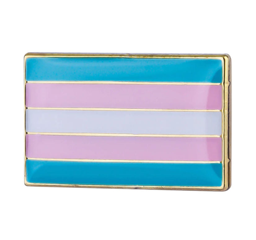 Transgender Pride Flag Enamel Badge - Wearable Pride Flags| Queer Gifts ...